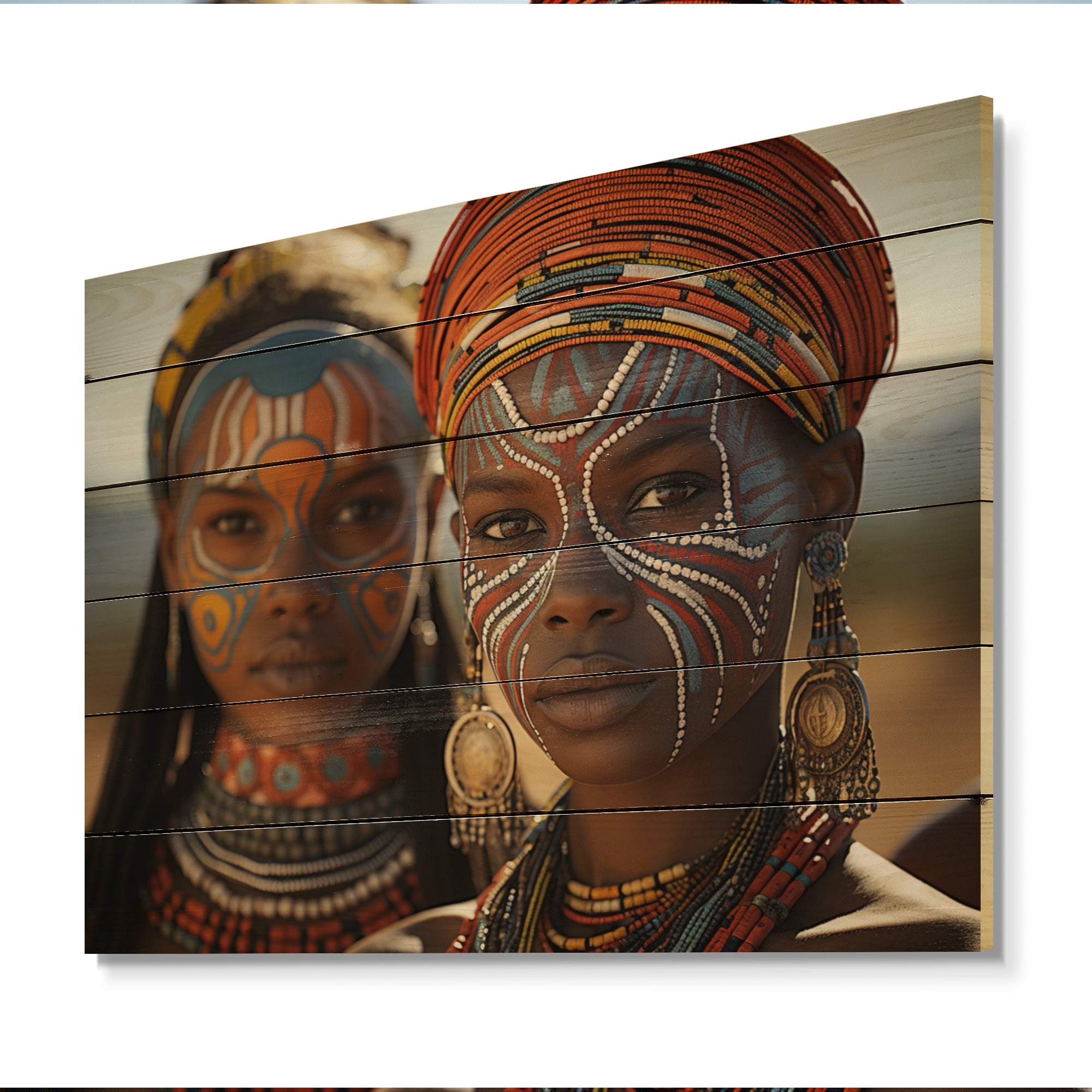 Designart "Tribes Ndebele African South" African Tribes Print on ...