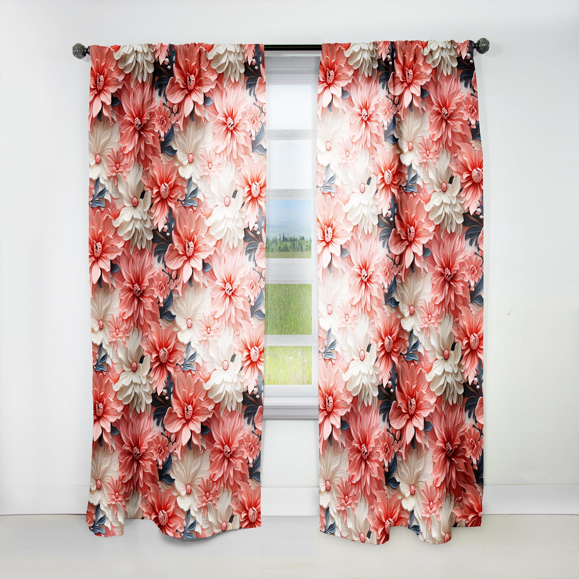 Designart "Twilight Shades Of Coral Iv In The Tropics I" Tropical ...