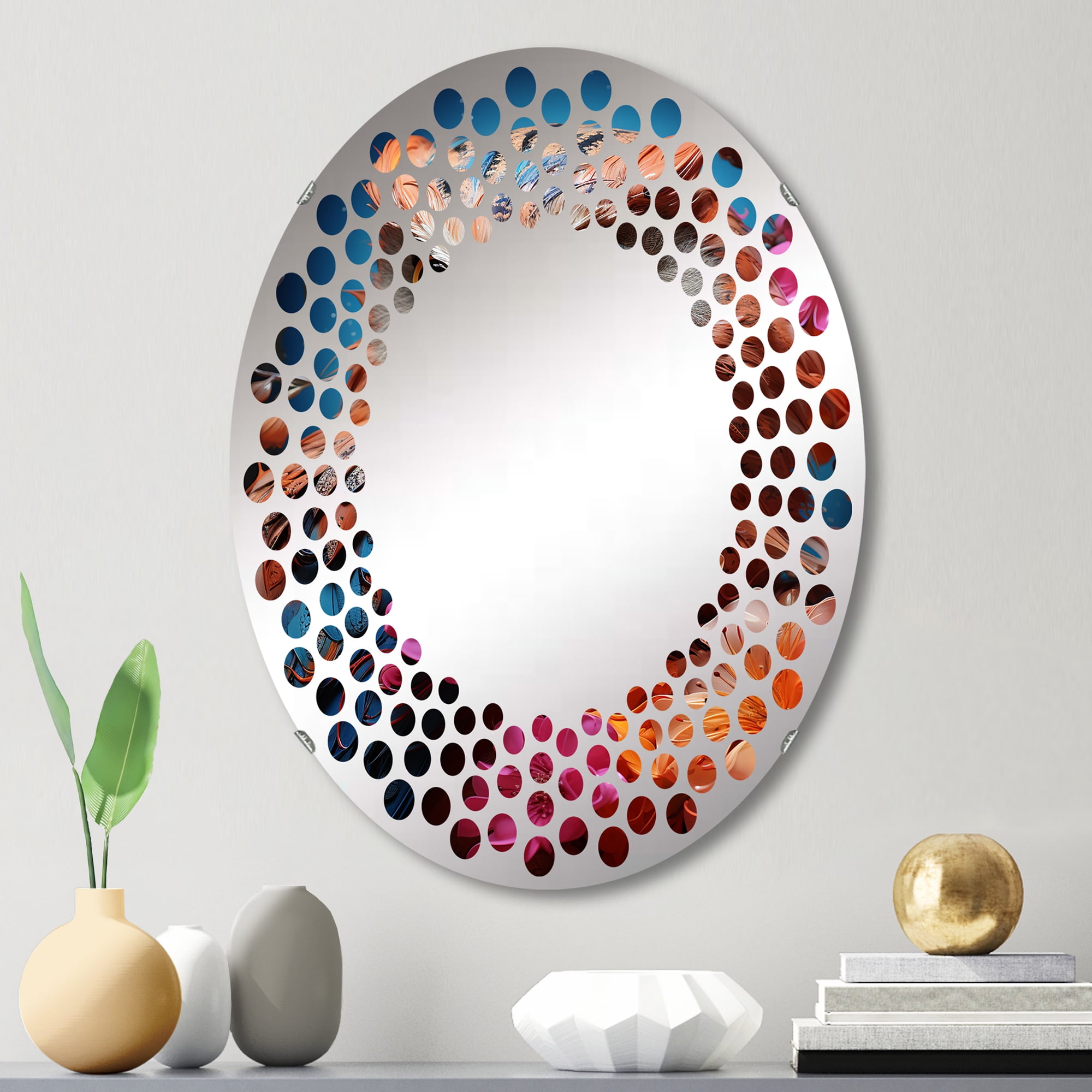 Designart "Twilight Wisdom in Pop Art Owl I" Animals Owl Polka Dot ...