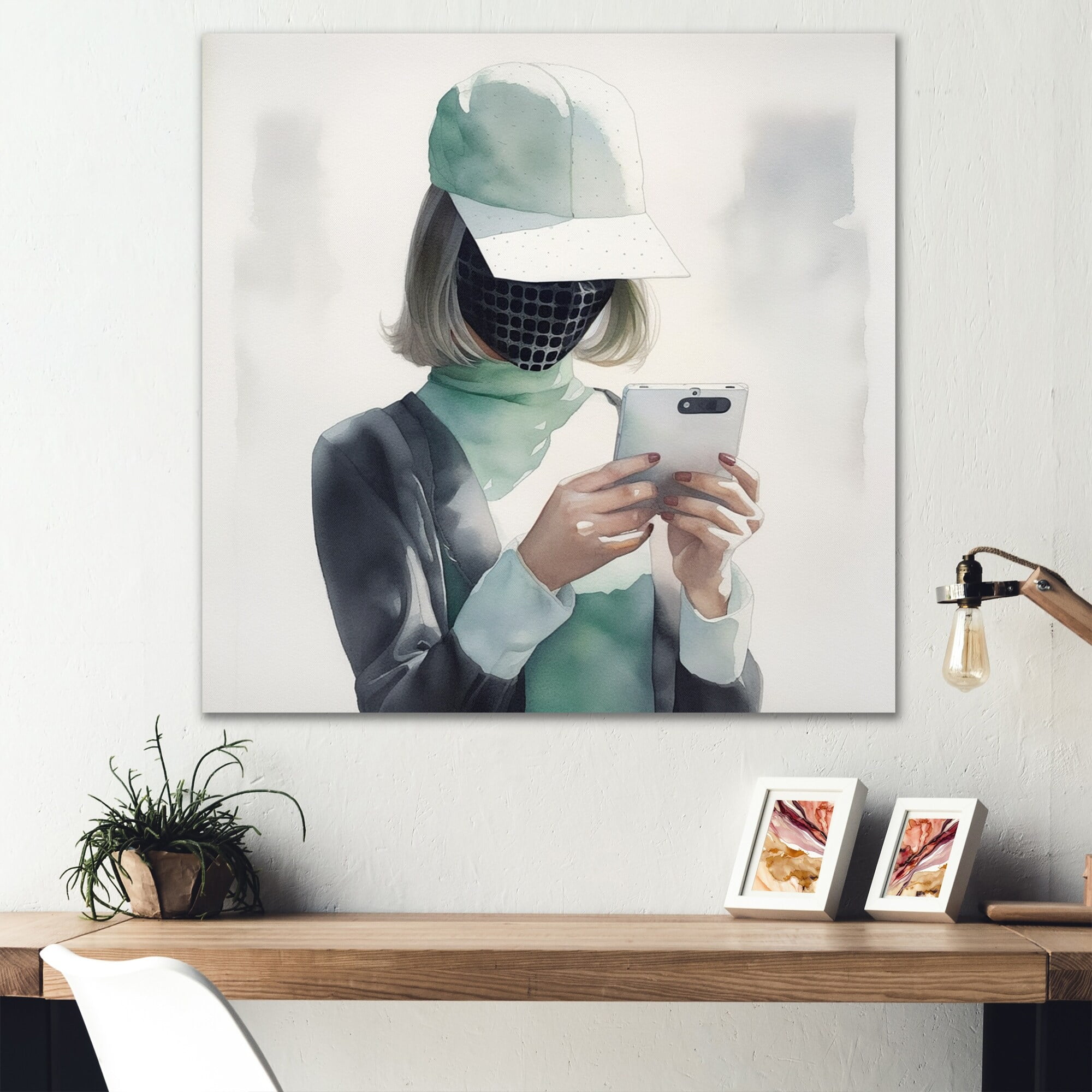 Designart "Visual Vibrations" Fashion Woman Metal Wall Art Prints - Walmart.com