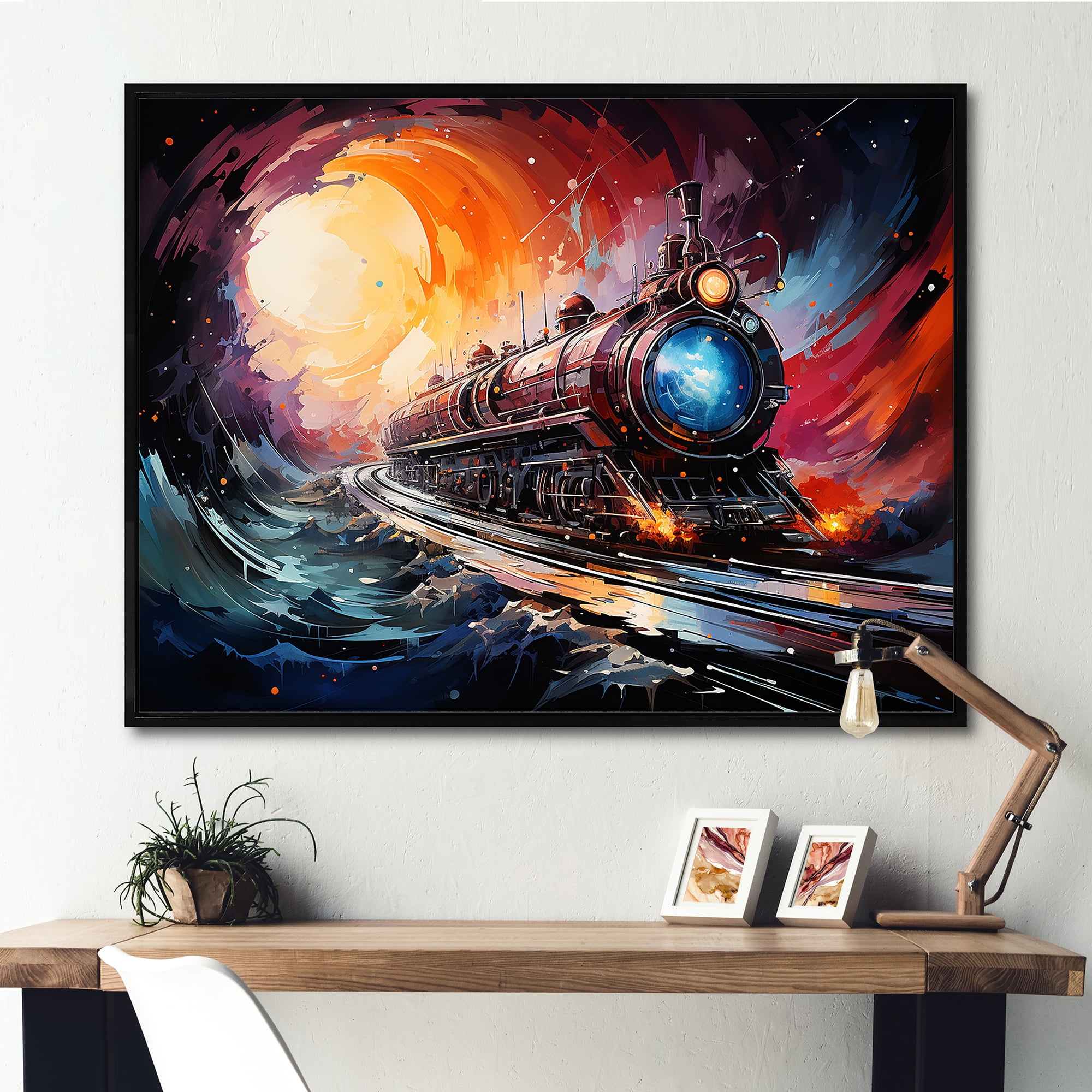 Designart "Voyage Back to the Future on Train Starship III ...