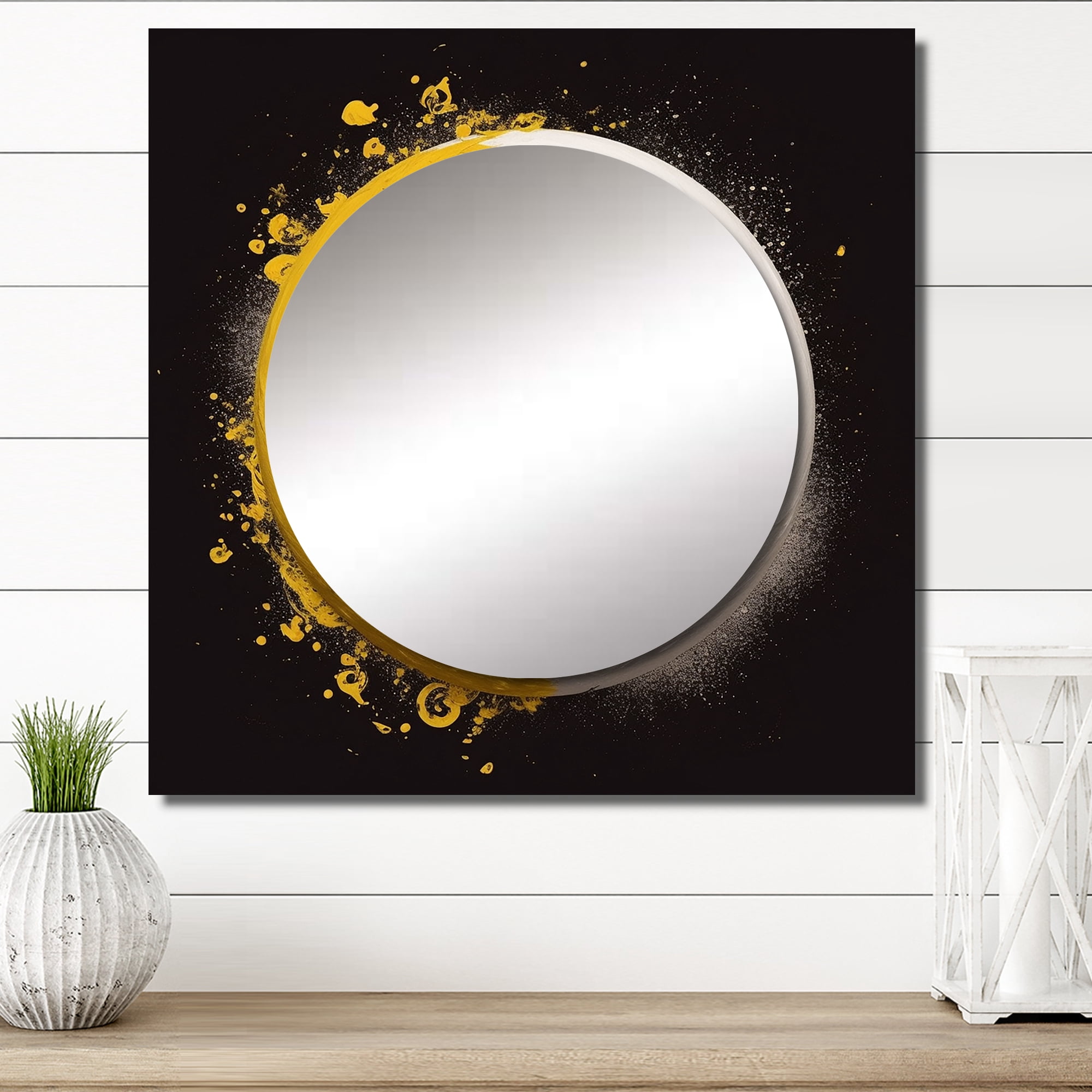Designart "Yellow White Yin And Yang Balance and Harmony" Meditation ...
