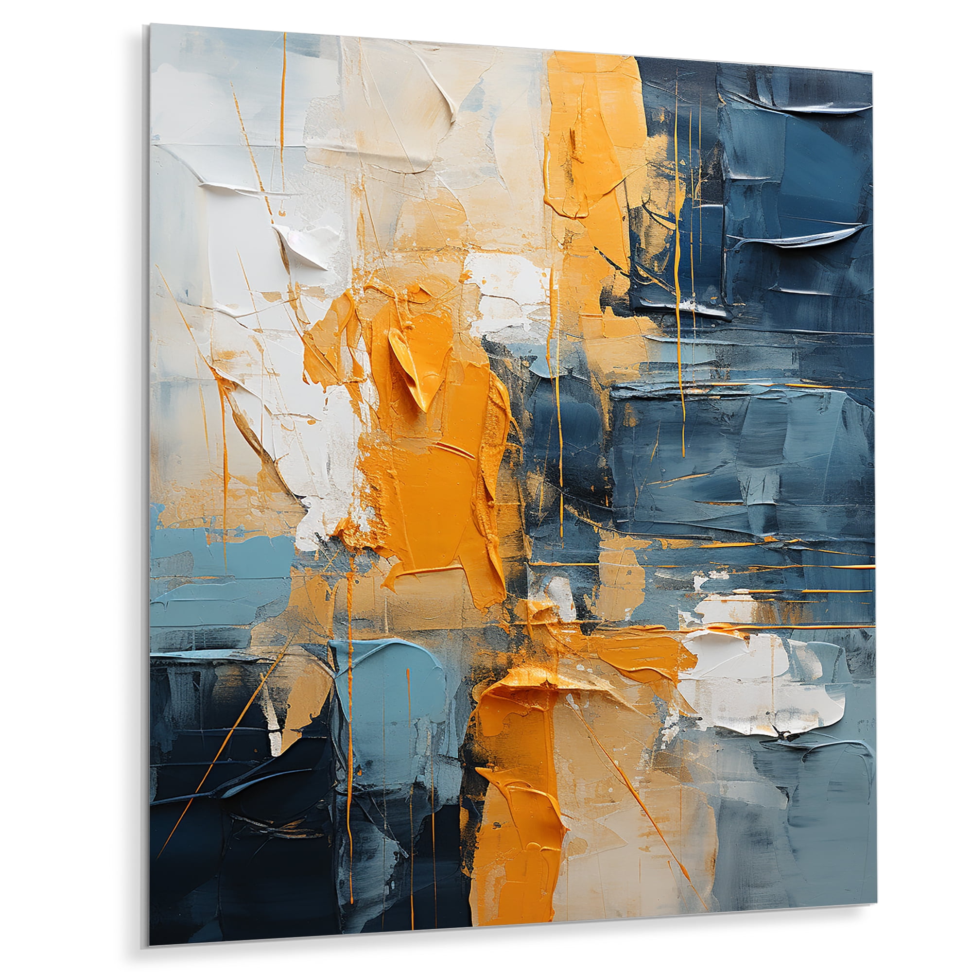 Designart "modern Layers II" Abstract Collages Metal Wall Decor ...