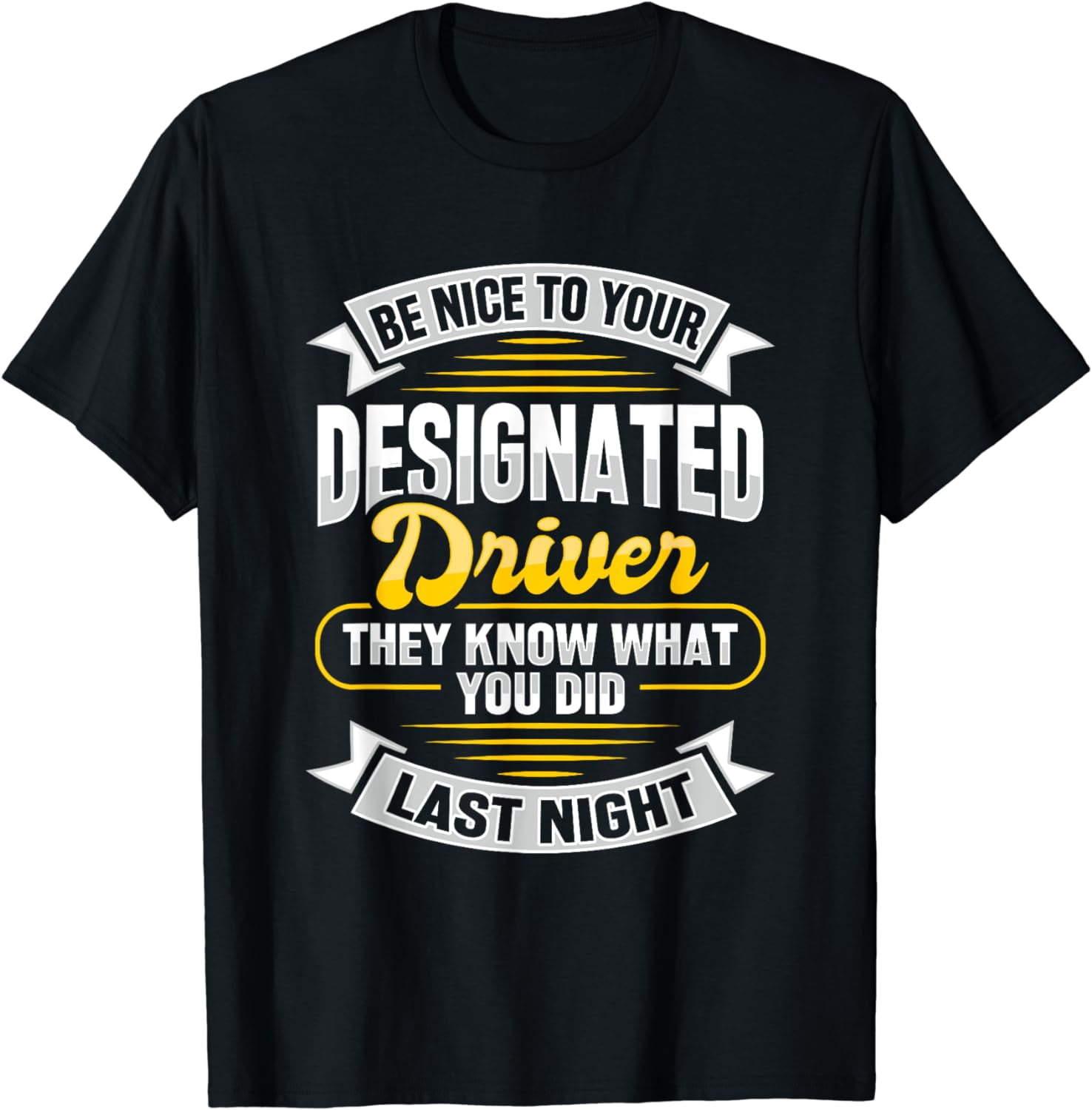 Designated Driver Design for Driving Volunteer T-Shirt - Walmart.com