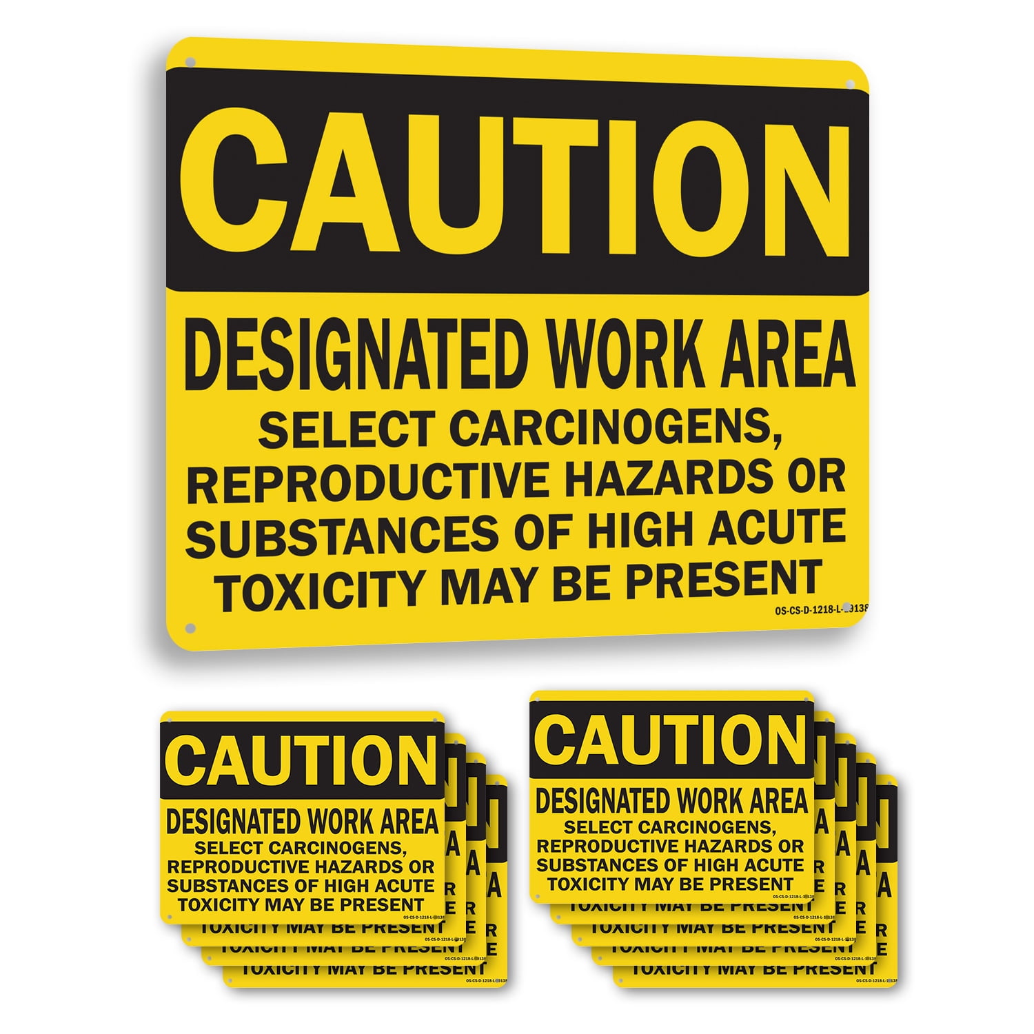 Designated Work Area Select Carcinogens Reproductive Hazards OSHA ...