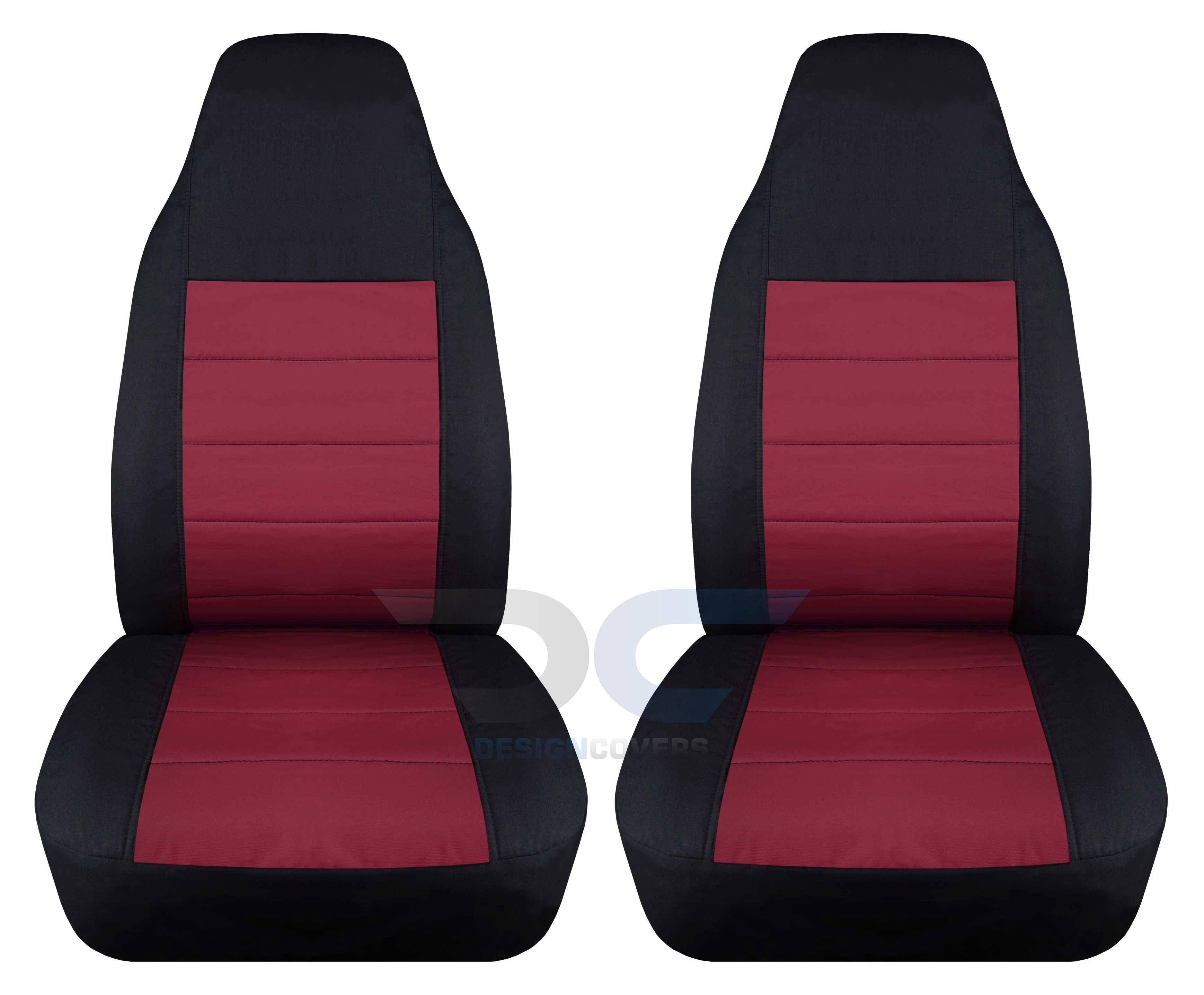 Designcovers Fits 2006-2012 Mazda MX-5 Miata Cotton Seat Covers: Black ...