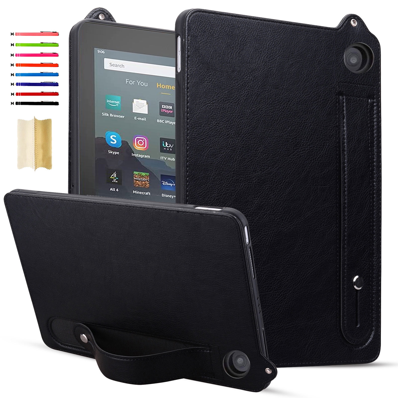 Designed for Amazon Kindle Fire HD8 / HD8 Plus 2020/2022/2024 Premium ...