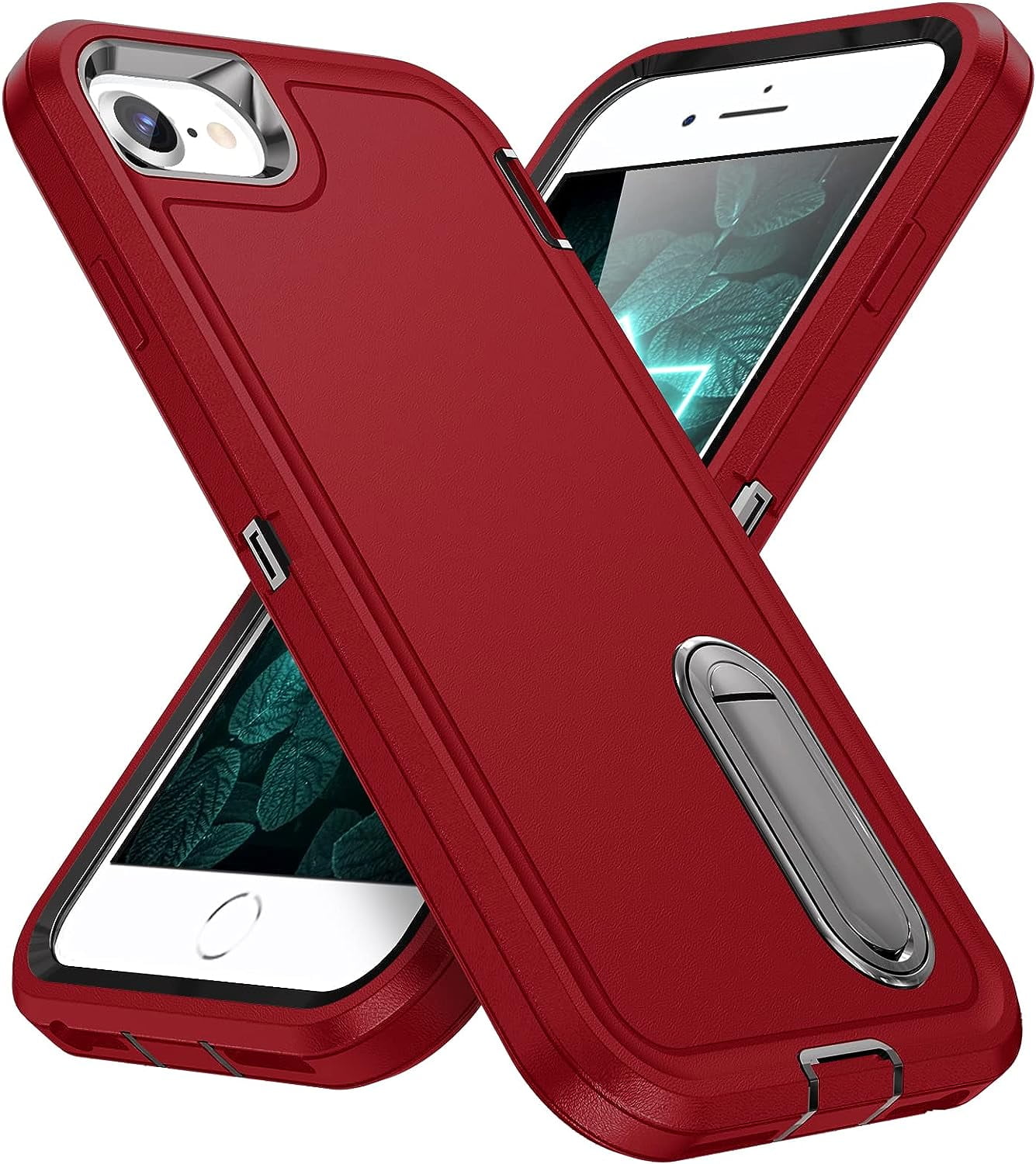 Entronix Military-Grade Armor Cell Phone Case with Stand for iPhone 8 ...