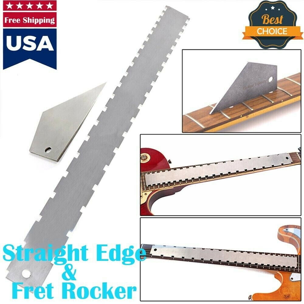 Designed Guitar Neck Notched Straight Edge And Fret Rocker Luthier ...