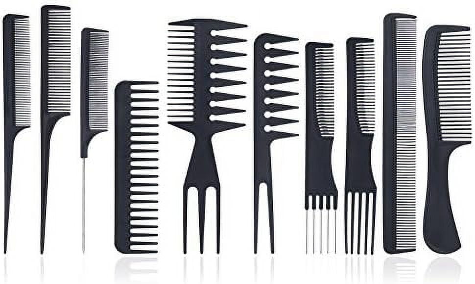 Designed For All Hair Lengths: Anti-static Styling Combs, Heat ...