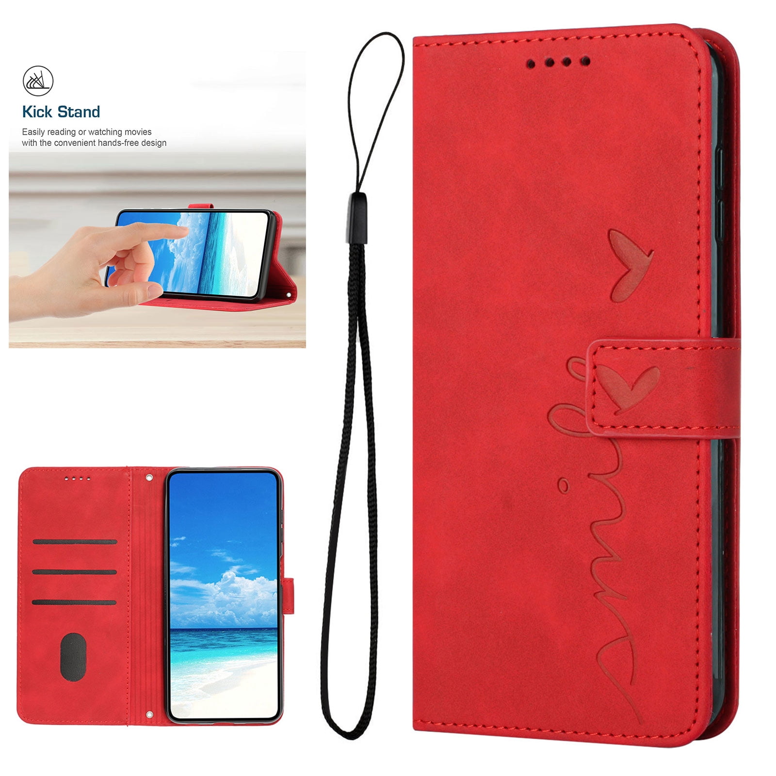 Designed for Motorola Edge 2025 Case Wallet, Women Flip Folio Cover ...