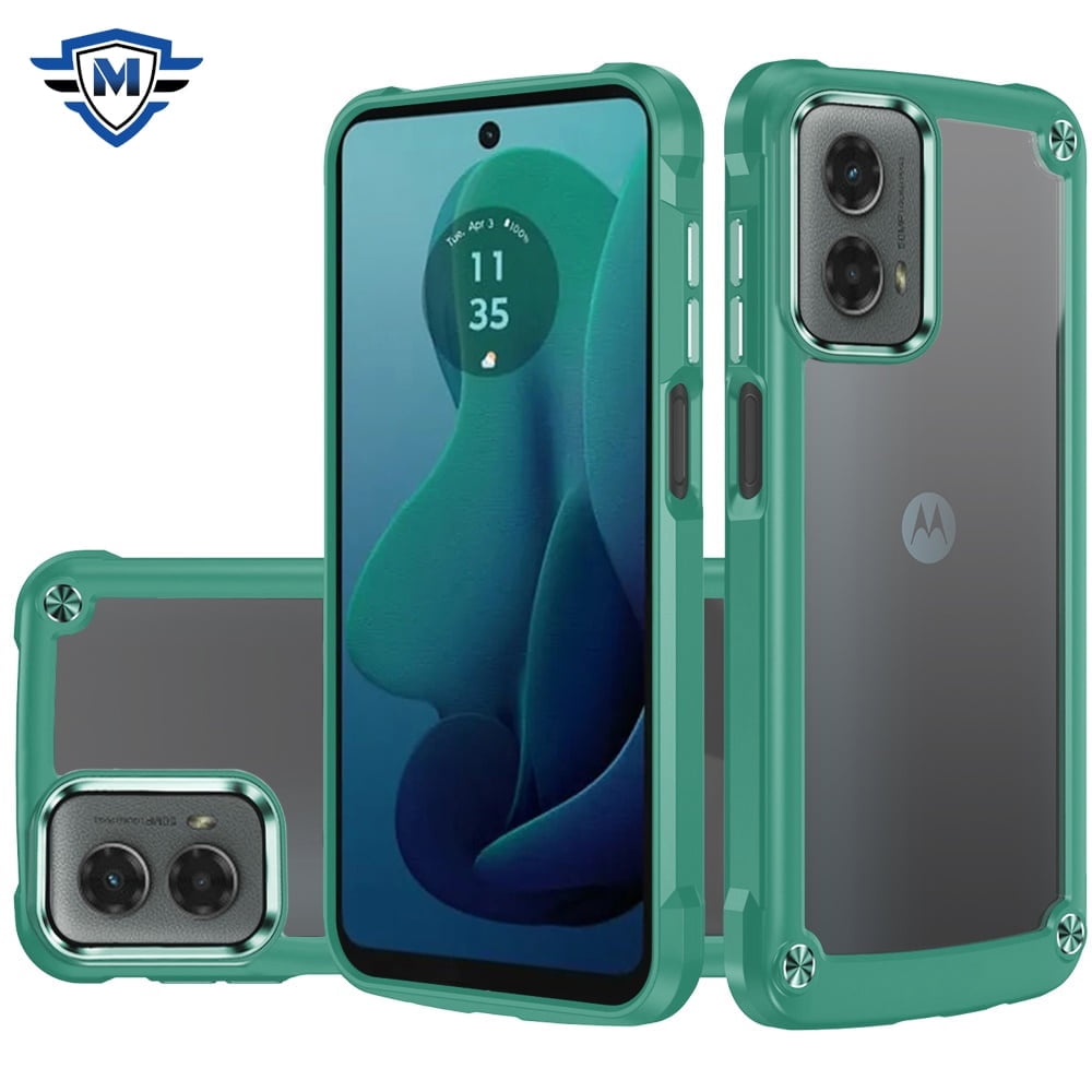 Designed for Motorola Moto G 5G 2024 Ultimate Hybrid Transparent Rubber ...