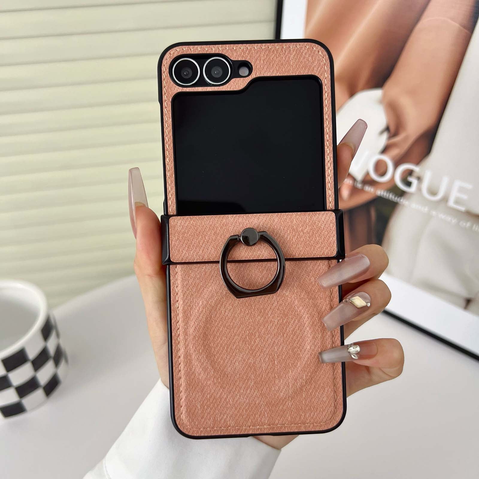 Designed For Motorola Razr 2024/2025 Magnetic Phone Case,Compatible with Mag-Safe,With Rotatable ...