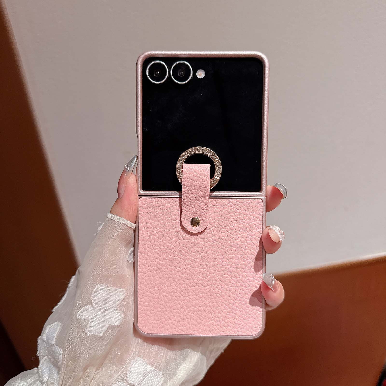 Designed For Motorola Razr 2025/2024 Phone Case,Anti-Scratch Lychee ...