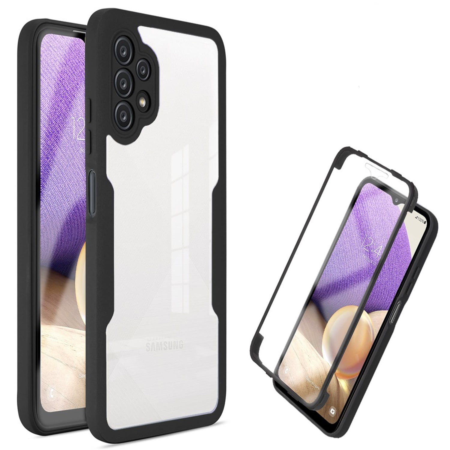 Designed for Samsung Galaxy A05 Case Full-Body Bumper Case Cover Built ...