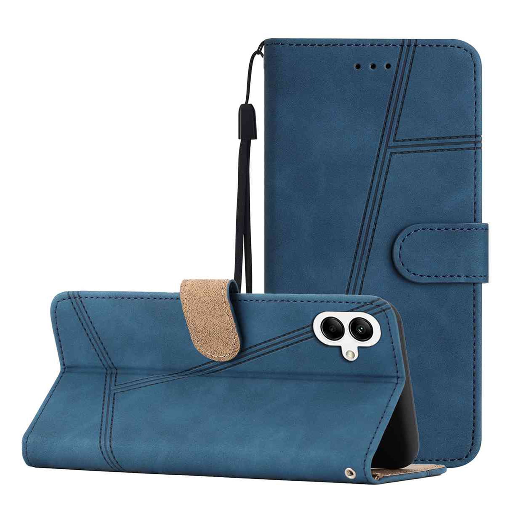 Designed for Samsung Galaxy A07 Case, Luxury PU Leather Wallet Phone ...
