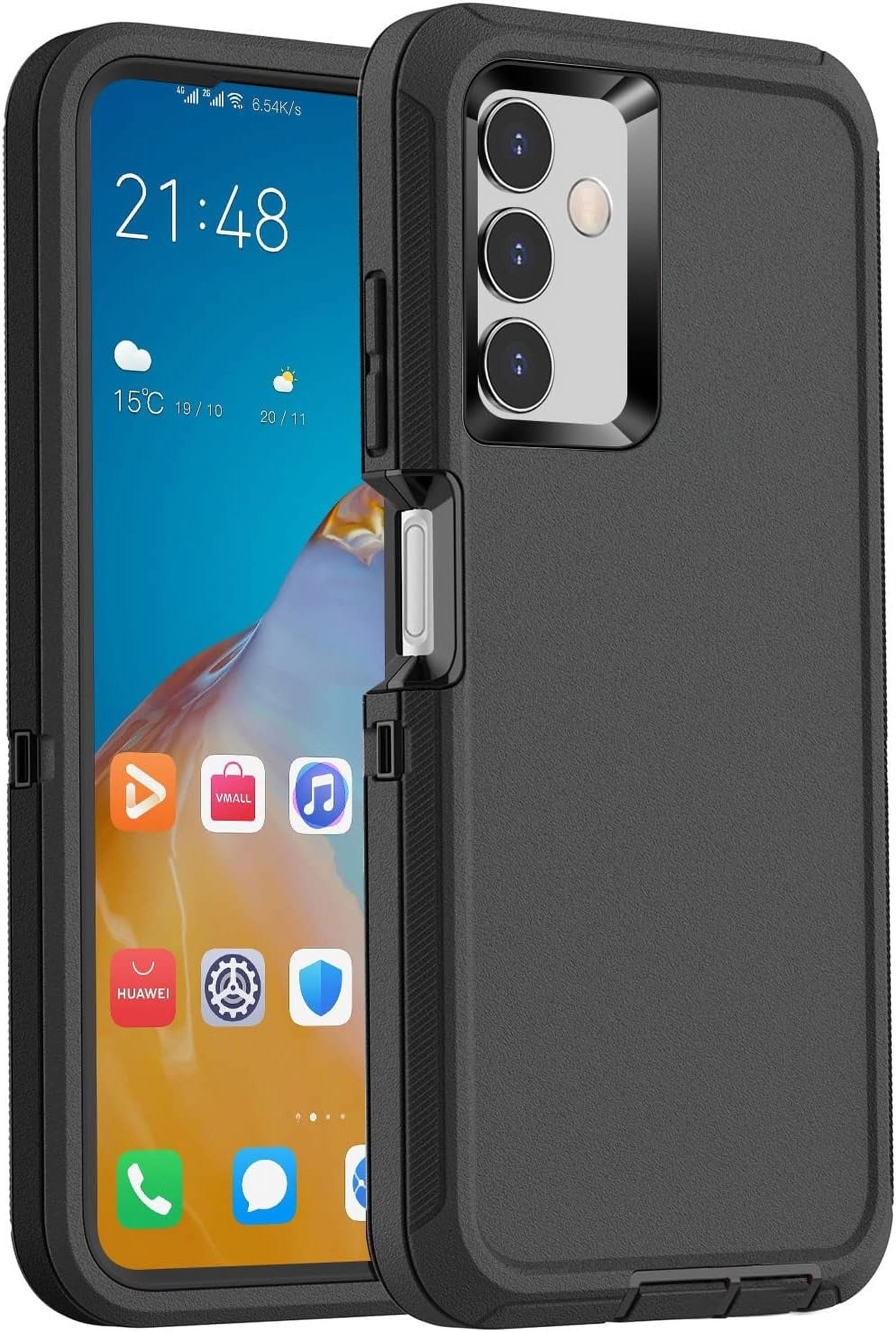 Samsung Galaxy A15 Rugged Case, Black - Shockproof, Dustproof, Anti ...