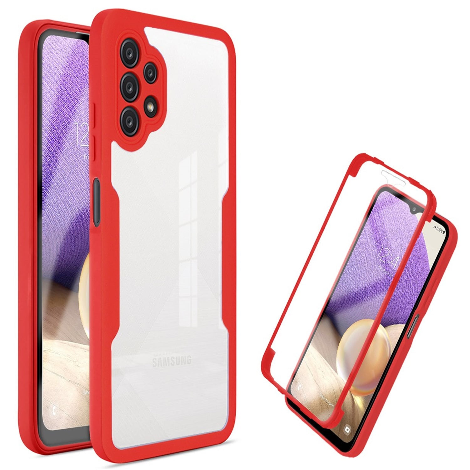 Designed for Samsung Galaxy A22 5G Case Full-Body Bumper Case Cover ...