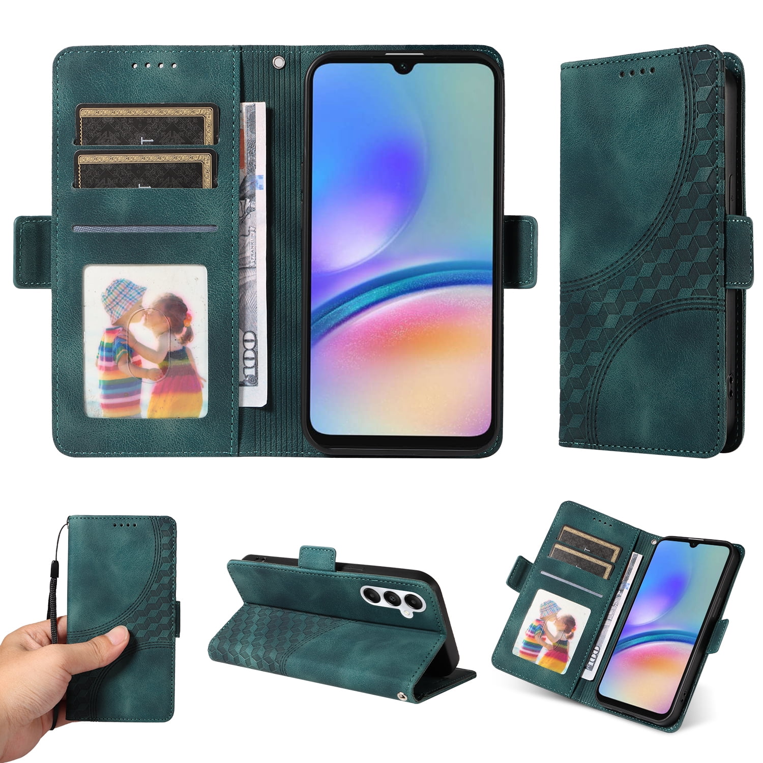 Designed for Samsung Galaxy A55 Case Wallet, Flip Folio Cover with ...
