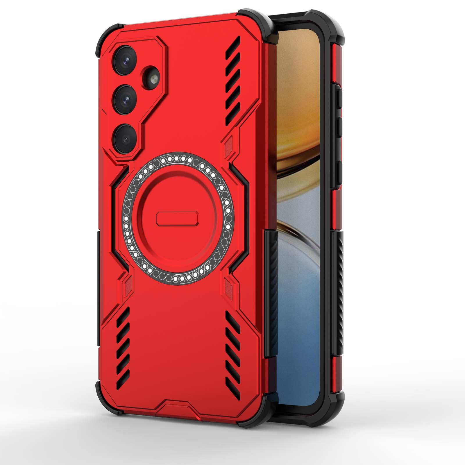 Designed for Samsung Galaxy A55 Magnetic Phone Case,Compatible with Mag-Safe,Military-Grade ...