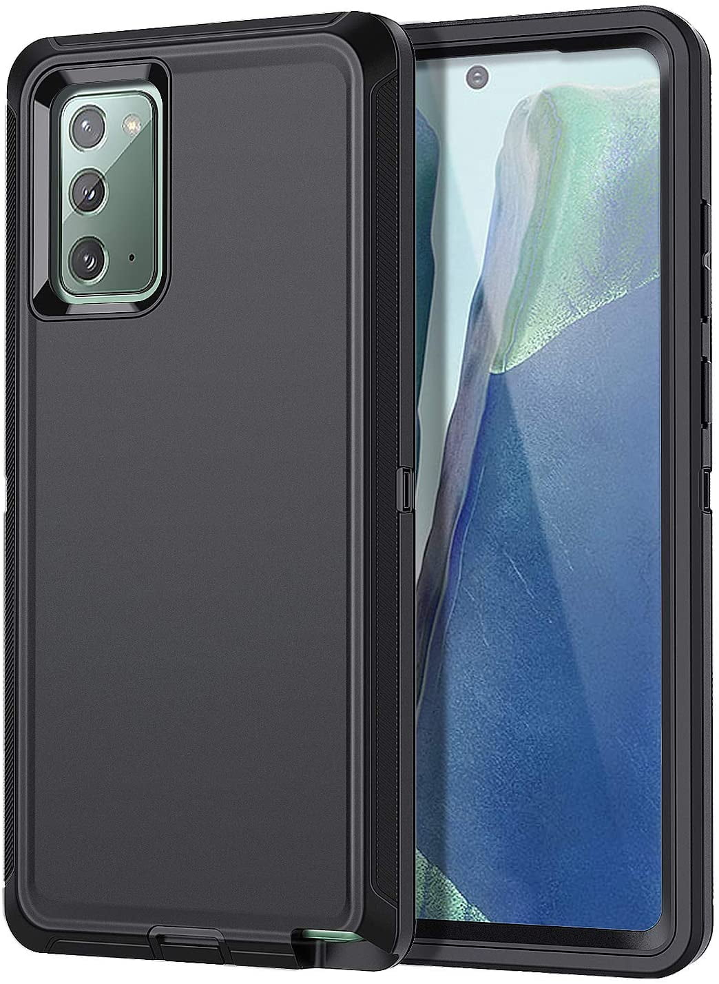 Designed for Samsung Galaxy Note 20 Heavy Duty Case, Triple Layer ...