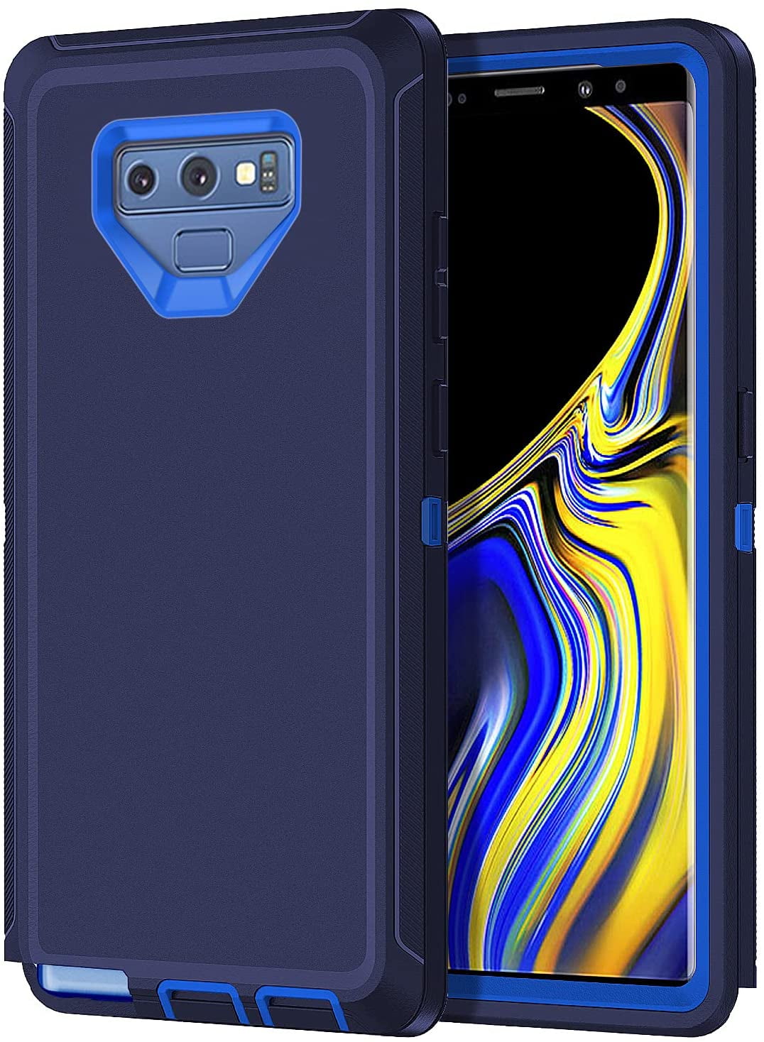 Designed for Samsung Galaxy Note 9 Heavy Duty Case, Triple Layer ...