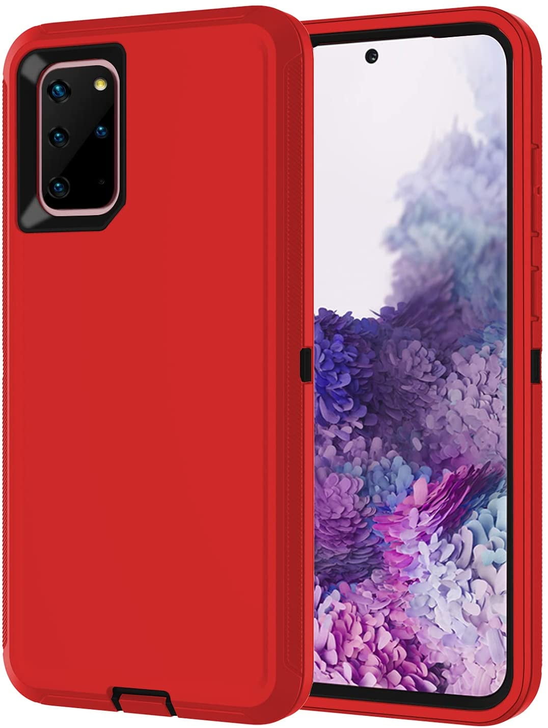 Designed for Samsung Galaxy S20 Heavy Duty Case, Triple Layer Protection Shockproof Dropproof ...