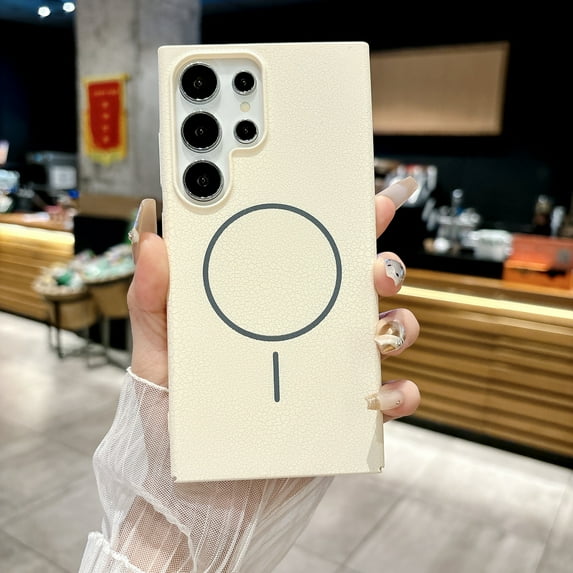 Designed for Samsung Galaxy S22 Plus Phone Case,Hard PC+PU Leather ...