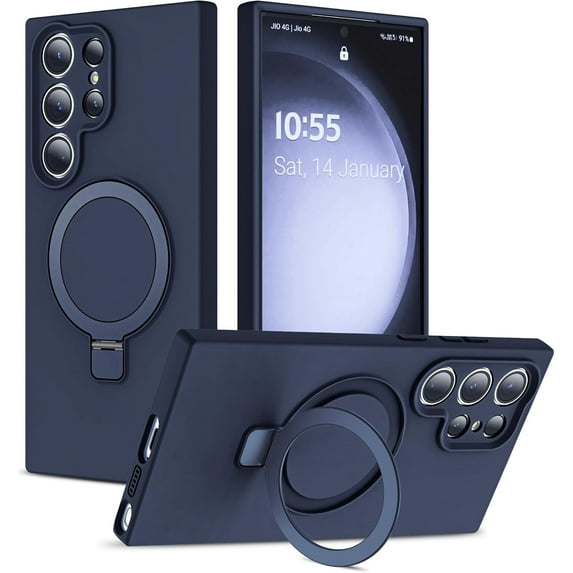 Designed for Samsung Galaxy S23 Ultra 6.8'' with Magnetic Ring Stand ...