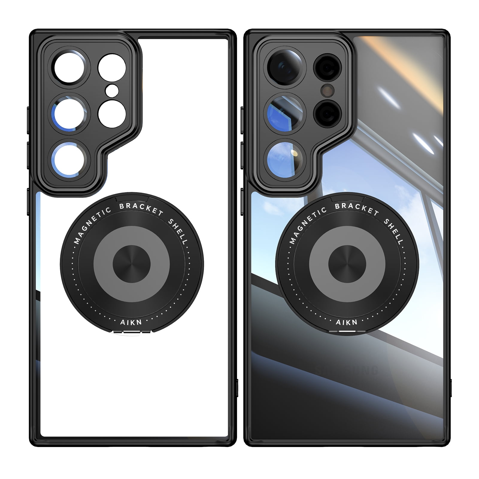 Designed for Samsung Galaxy S24 Ultra Crystal Clear Back Case, Luxury ...