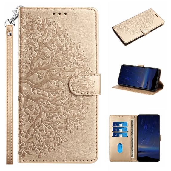 Designed for Samsung Galaxy S25 Edge Wallet Case, Girls Women Flip ...