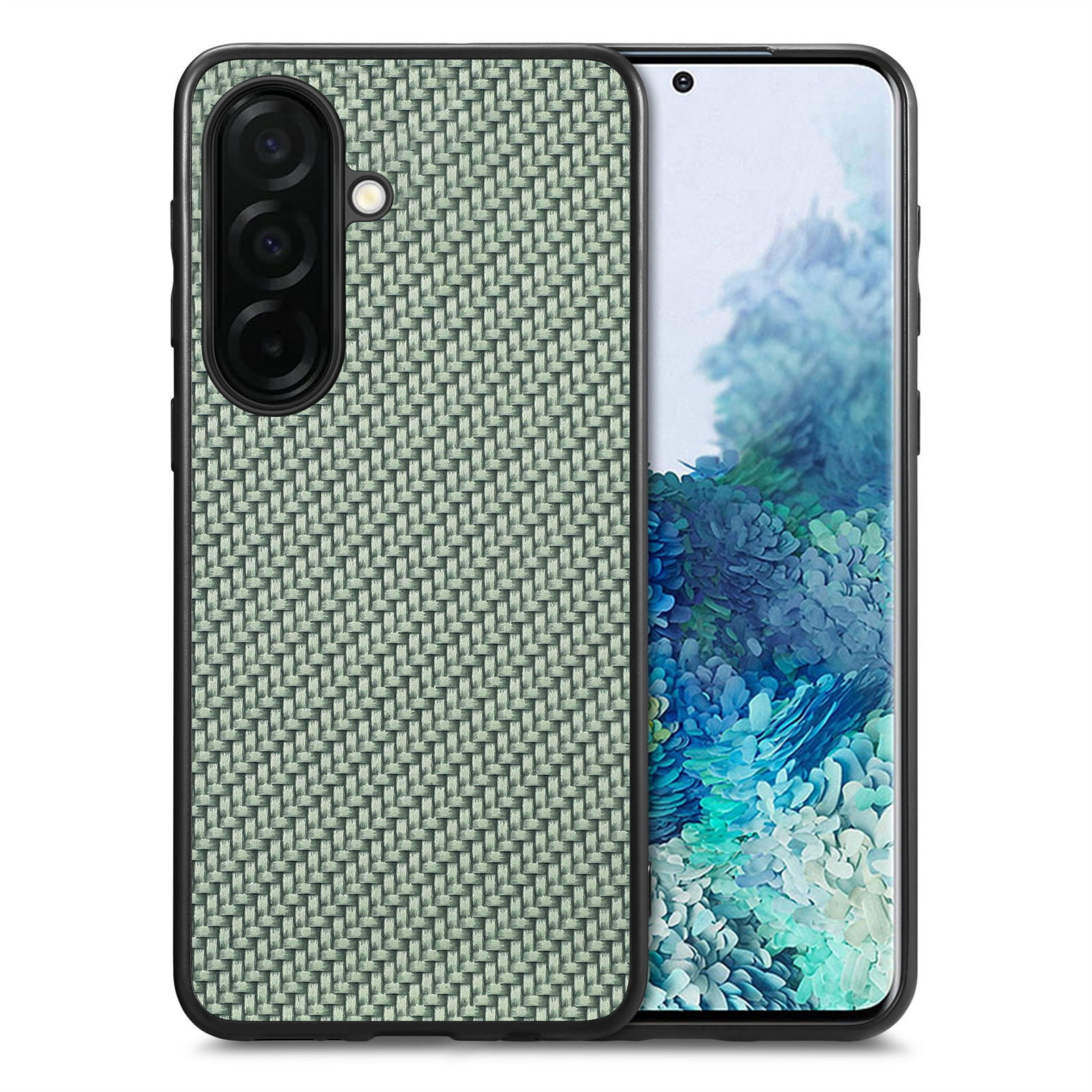 Designed for Samsung Galaxy S26 Folding Case, Carbon Fiber Texture ...