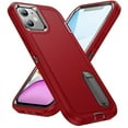 Entronix Shockproof Back Cover Cell Phone Case for Apple iPhone 11, Red ...
