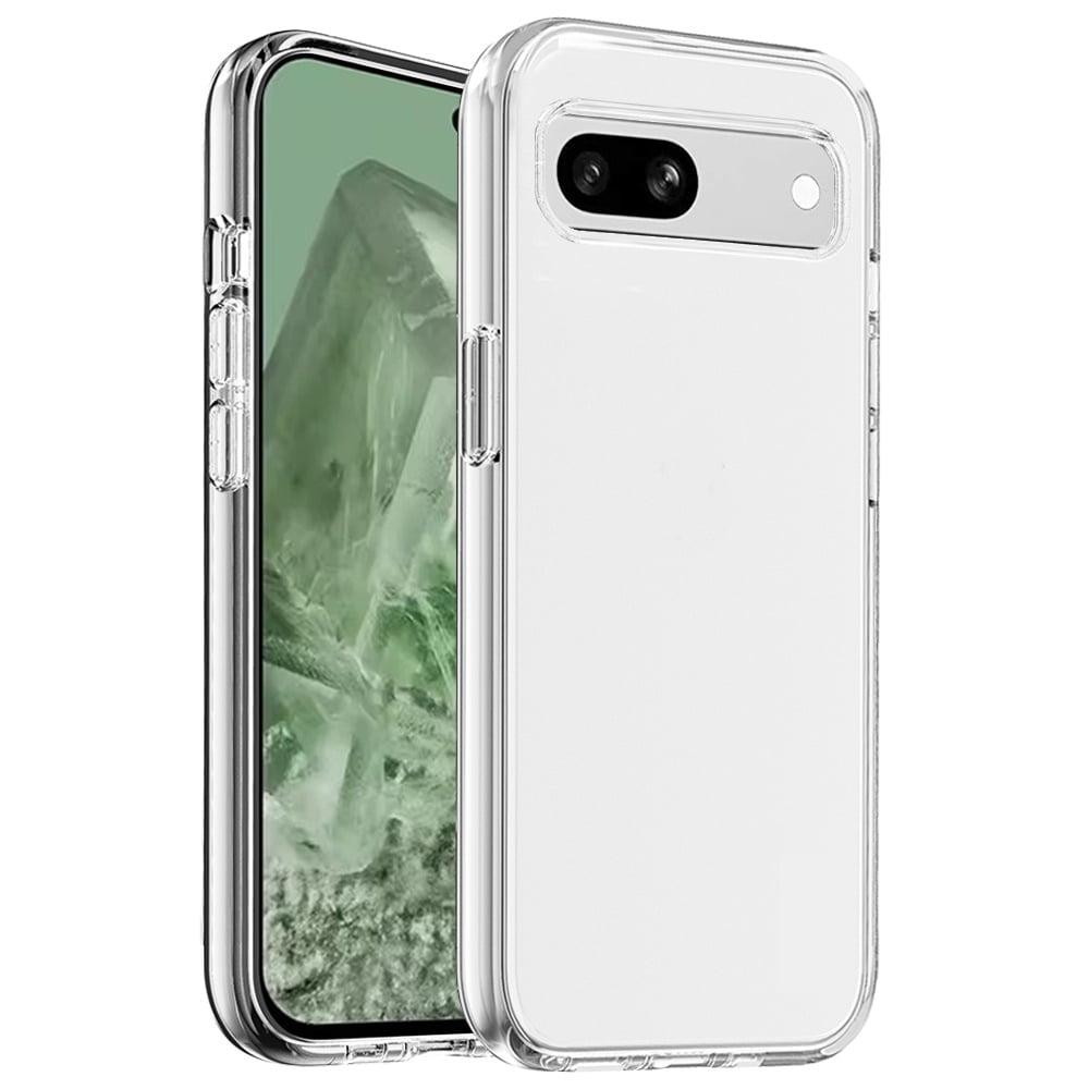 Designed for Google Pixel 8A Transparent Shock Absorption Thick TPU ...