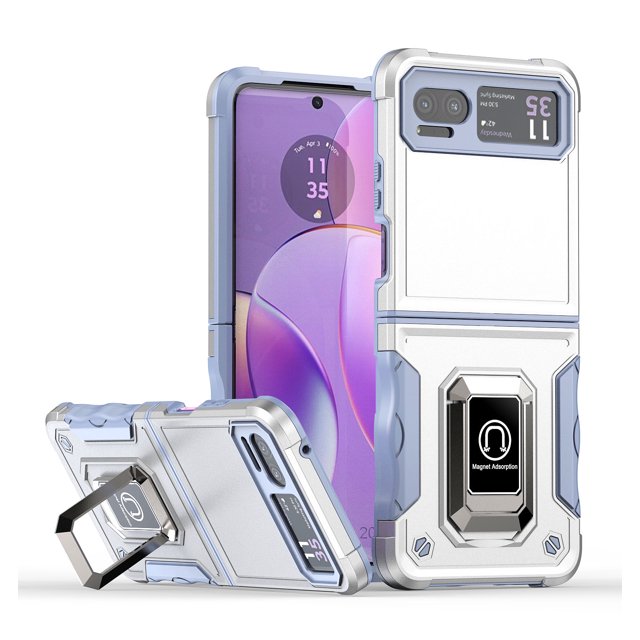 Designed for Motorola Razr 2023 Hybrid Cases with Magnetic Ring Holder ...