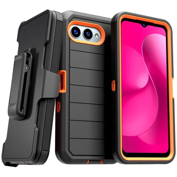 Rome Tech for T-Mobile REVVL 7 5G (2024) Case with Belt Clip Holster ...