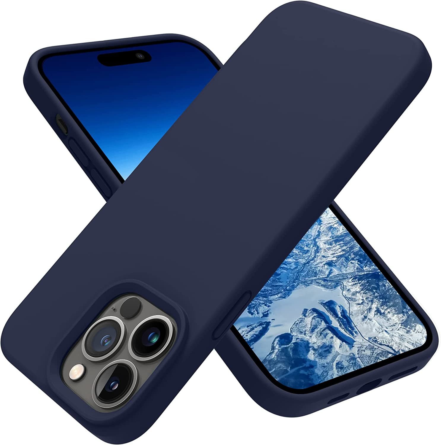 Designed for iPhone 14 Pro Case, Silicone Shockproof Slim Thin Phone ...