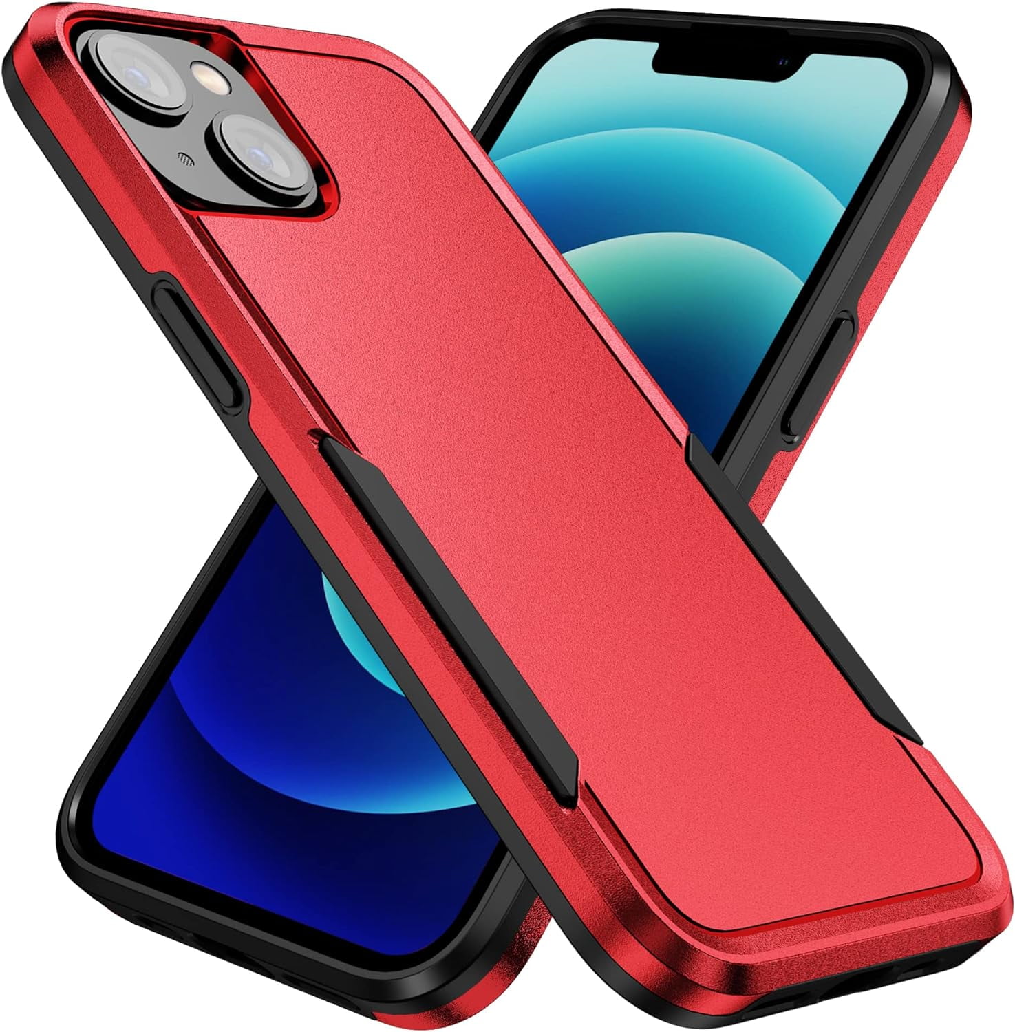 Designed for iPhone 15 Heavy Duty Case, Protection Shockproof Dropproof ...
