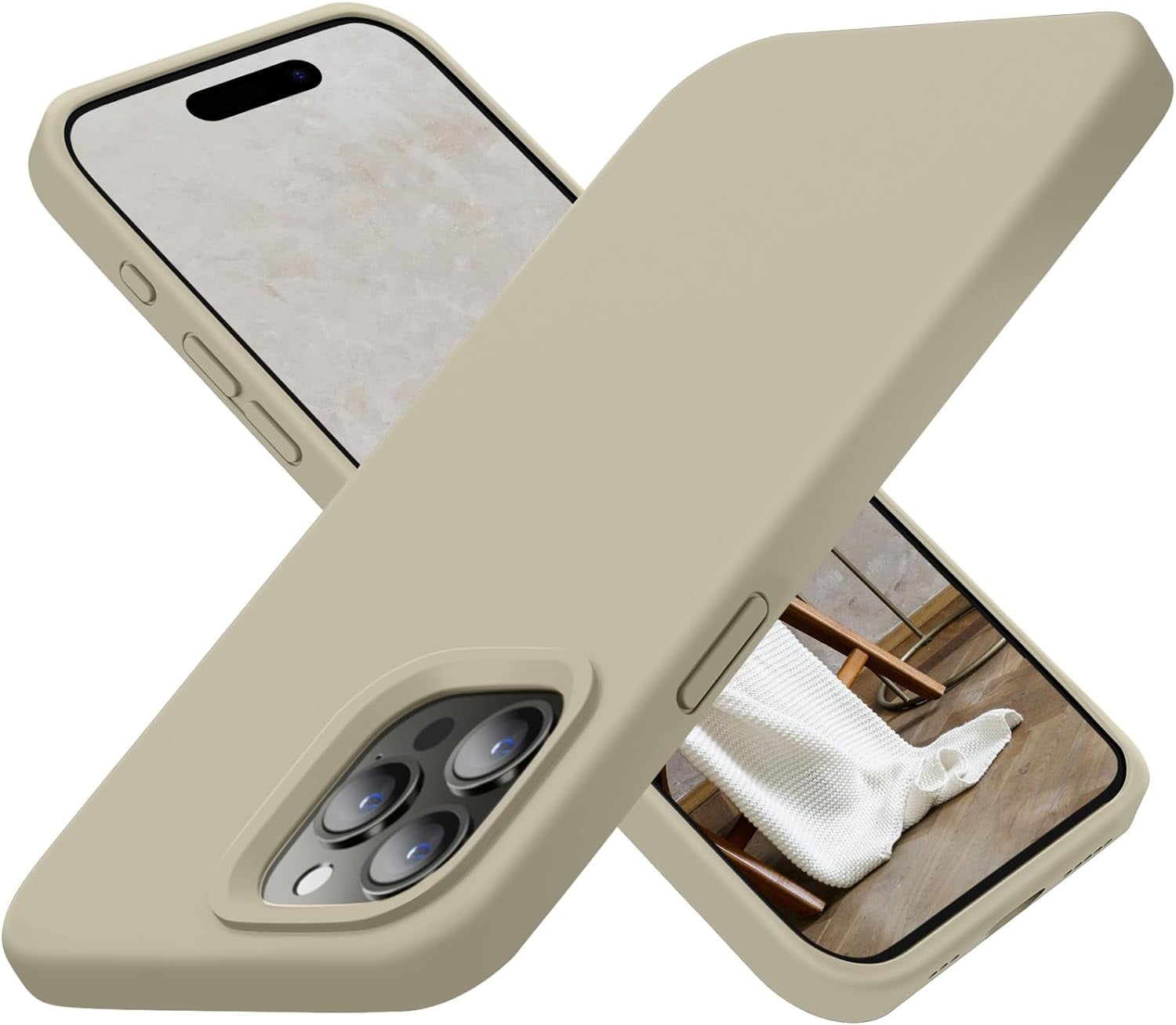 Designed for iPhone 15 Pro Max Case, Silicone Ultra Slim Shockproof ...