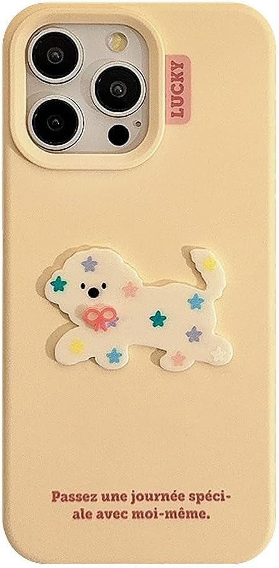 Designed for iPhone Case,Cute Puppy 3D Dog Silicone Shockproof ...