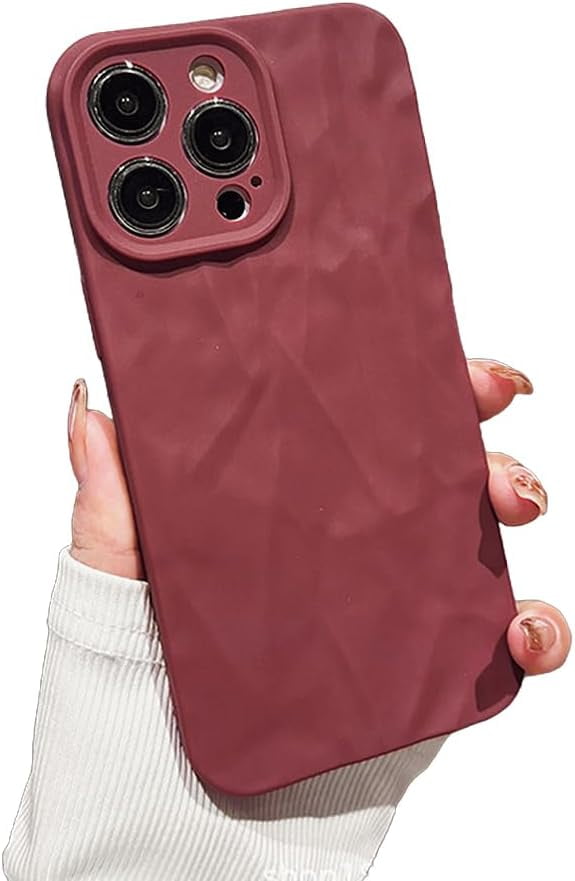 Designed for iPhone Case,Cute Wrinkle Pattern Camera Lens Protection ...