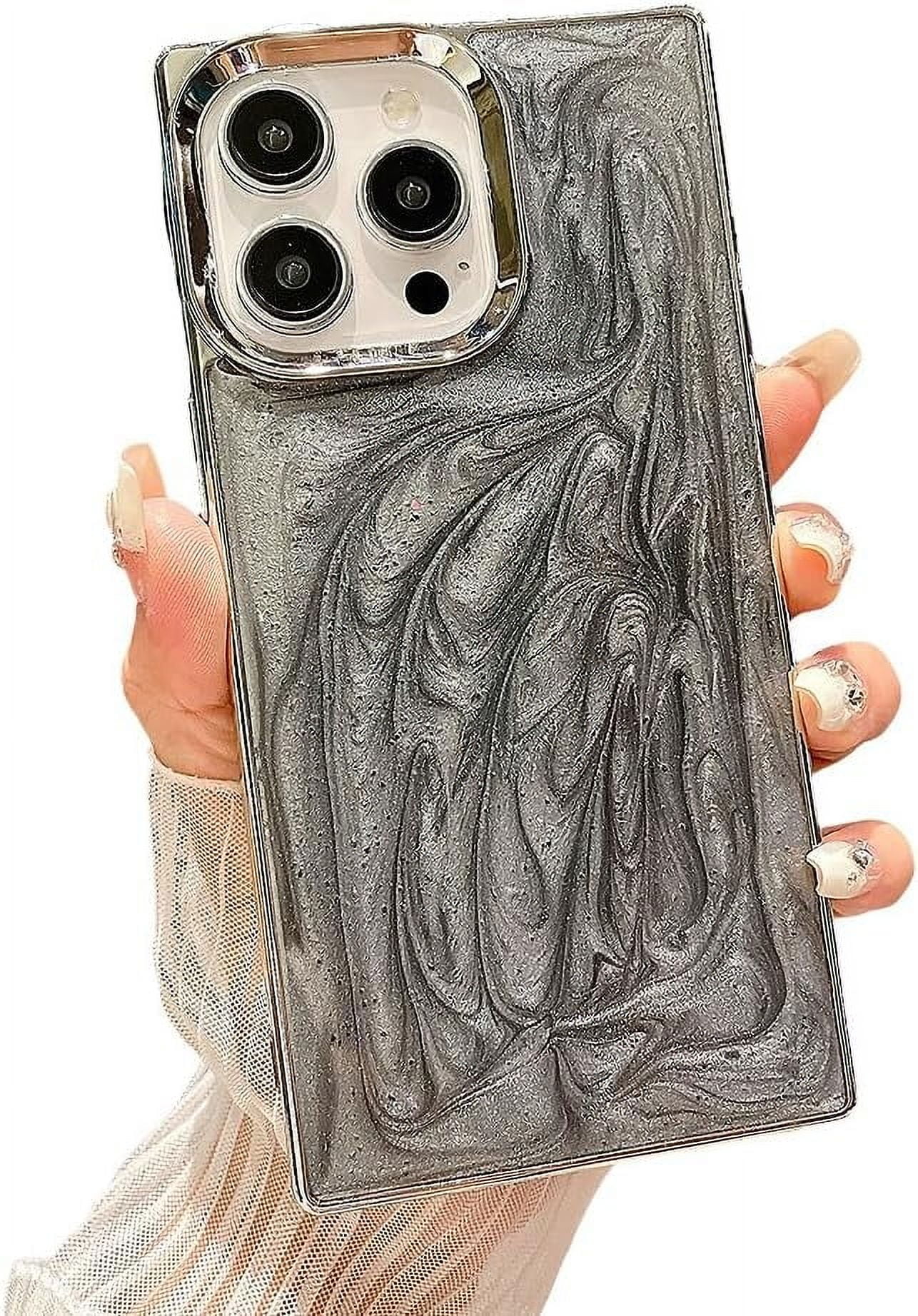 Designed for iPhone Case,Luxury Electroplated Flowing Drip Glue ...