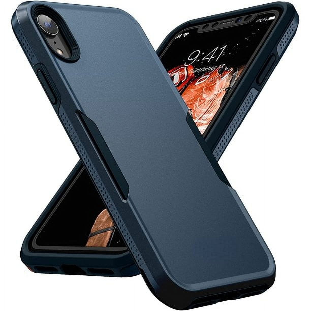 Designed for iPhone XR Case, Heavy-Duty Tough Rugged Lightweight Slim ...
