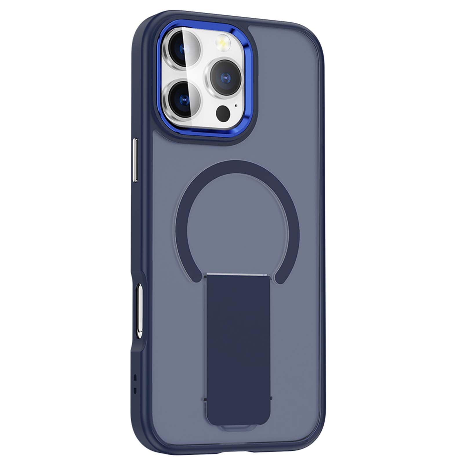Designed for iPhone 12 Magnetic Phone Case,With Retractable Kickstand ...