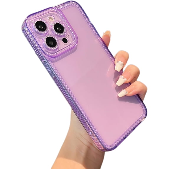 Designed for iPhone 12 Pro 6.1 inch, Cute Clear Case for Women Girls ...