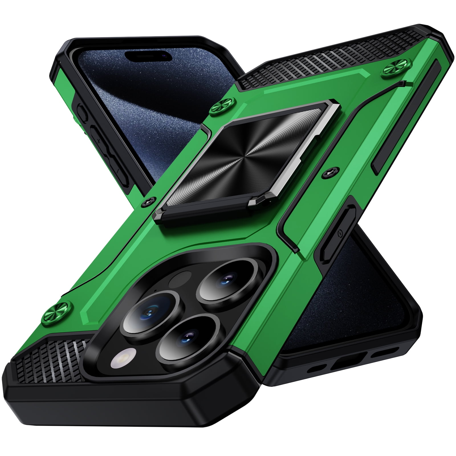 Designed for iPhone 12 Pro Max Back Case, 360 & 180 Degree Rotatable ...