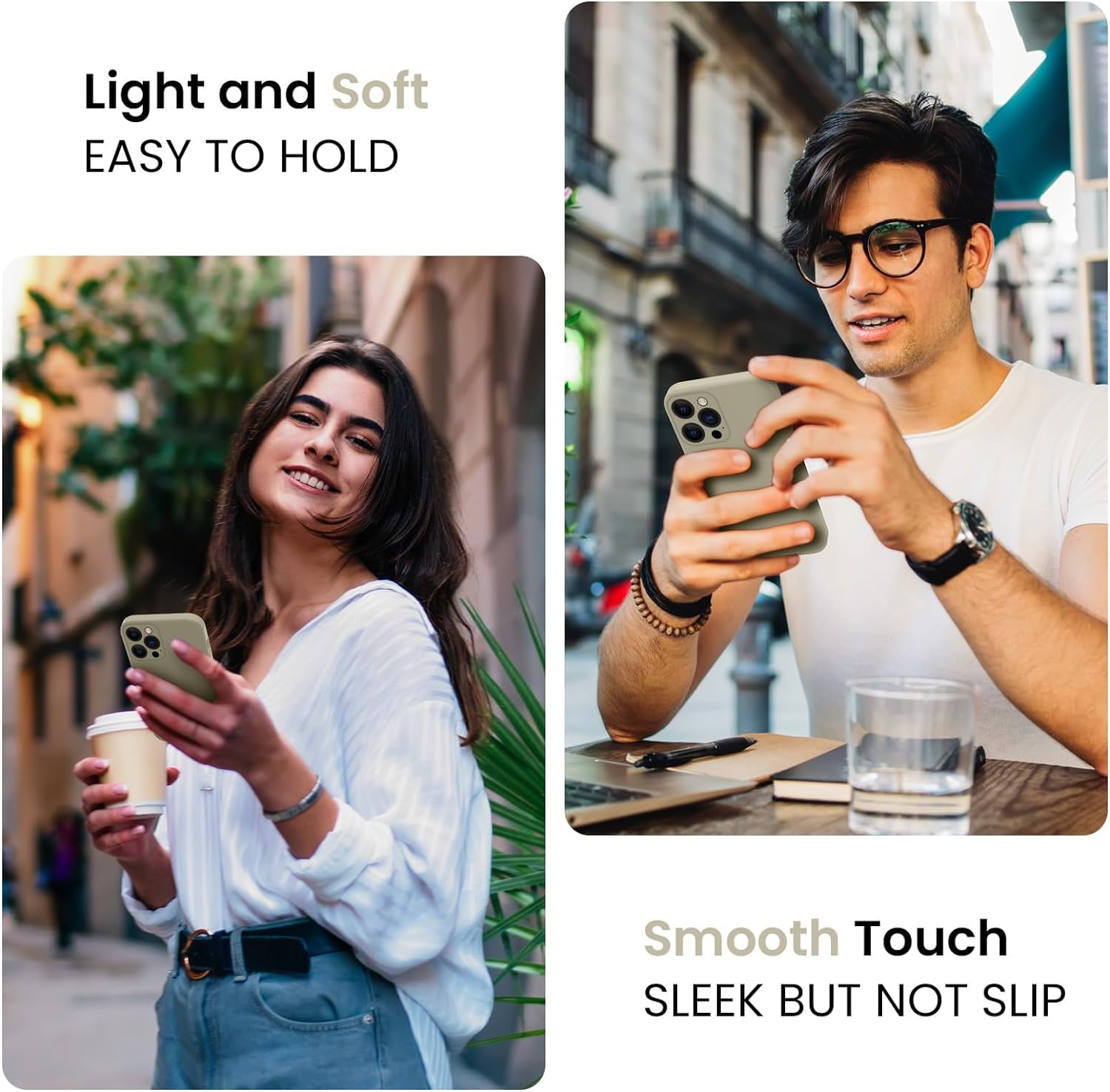 Designed for iPhone 13 Pro Max Case, Silicone [Camera Protection] Phone ...