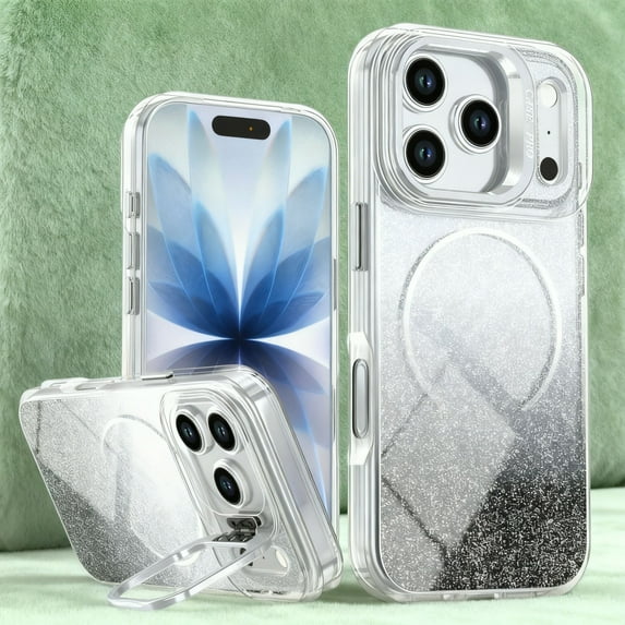 Designed For iPhone 13 Pro Phone case,Luxury Gradient Two-color Glitter ...