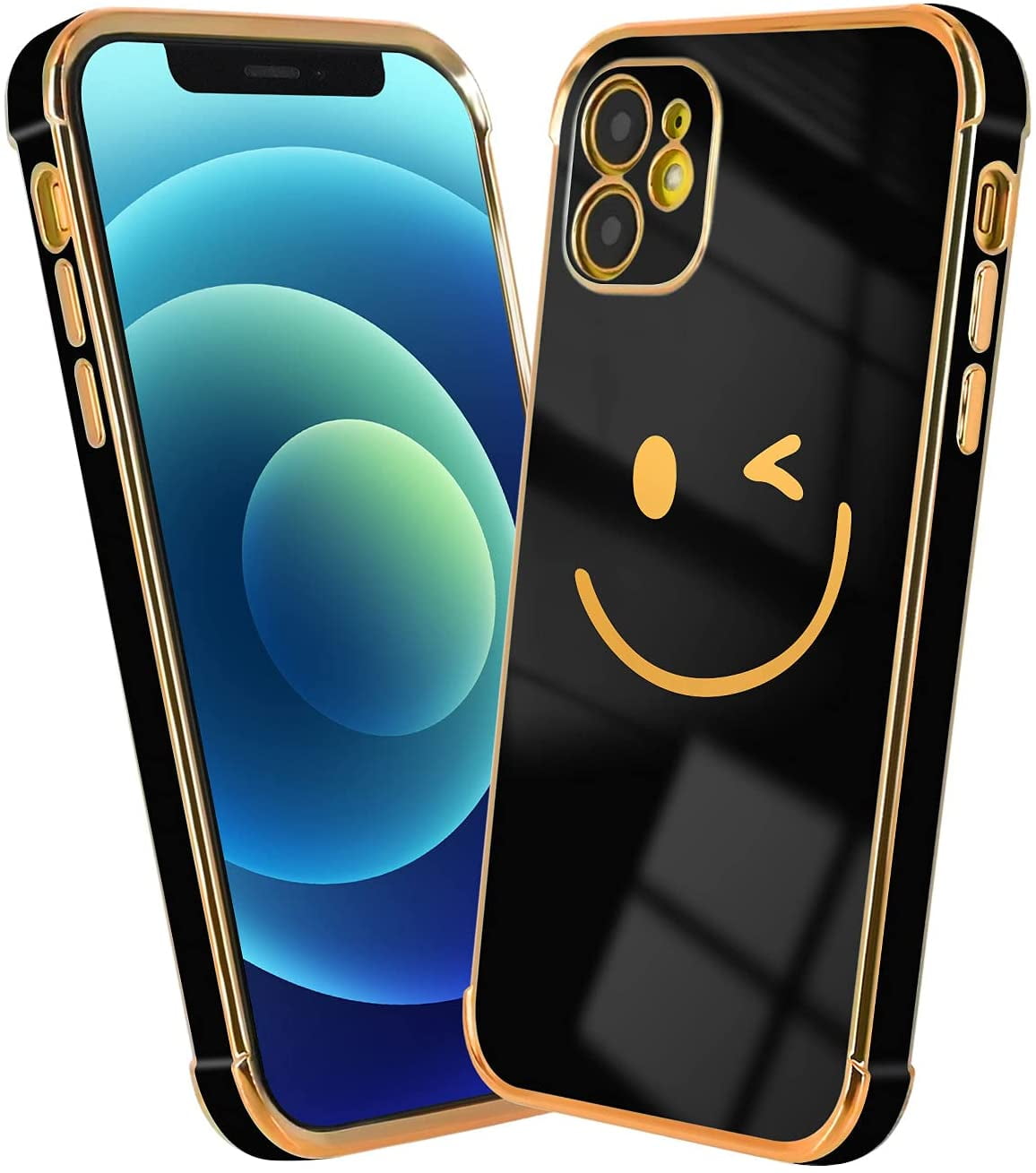 Designed for iPhone 13mini Case - Soft TPU Phone Case with A Smiley ...