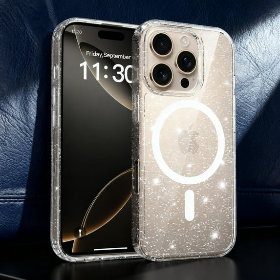 Designed For iPhone 14 Phone Case,Crystal Glitter Bling Back,Compatible ...